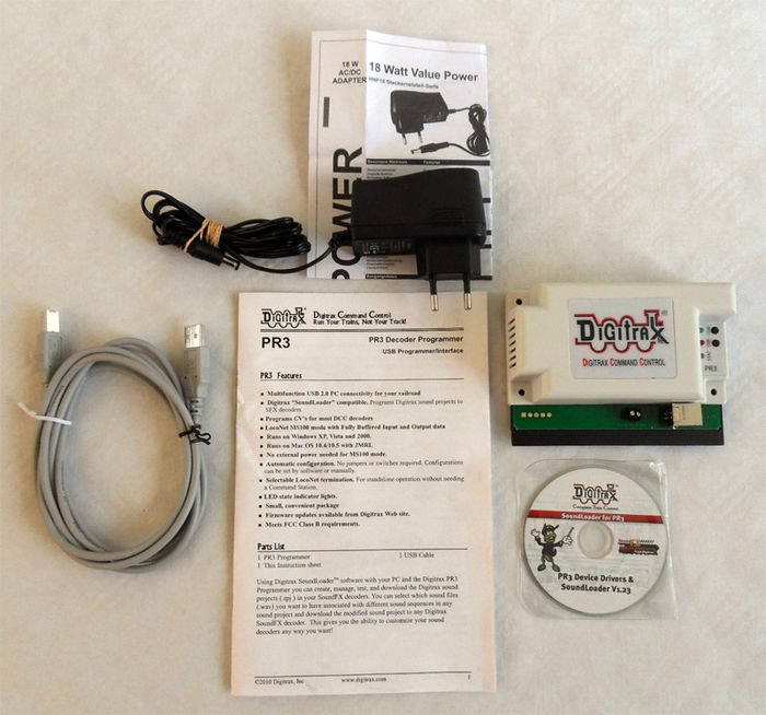 Digitrax PR3 USB programmermodule - 3rail Wiki
